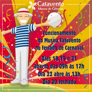 Funcionamento de Carnaval 2023 | Museu Catavento